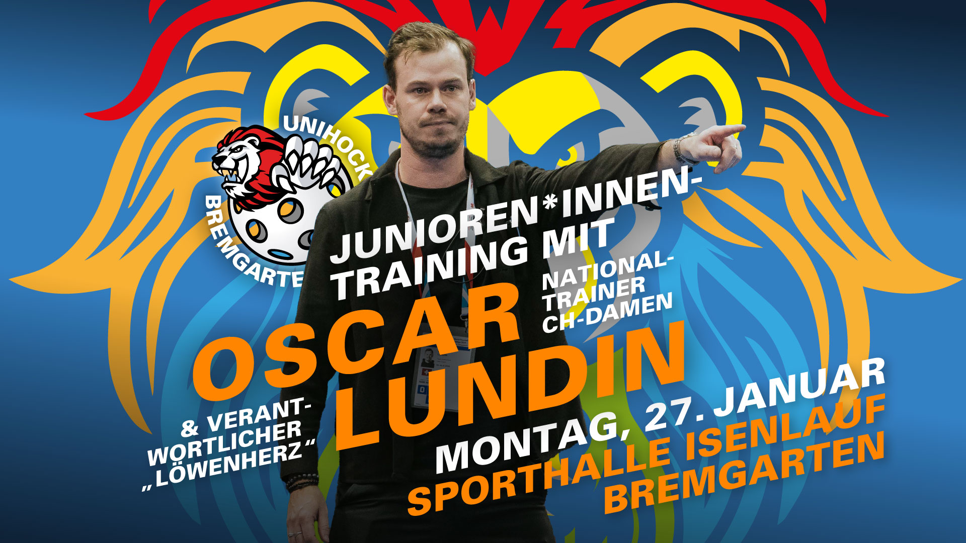 VEREIN – Junioren*innen-Training mit Oscar Lundin